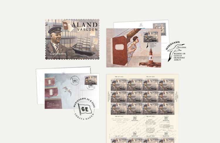 First Åland UNESCO stamp highlights unique Gustaf Erikson shipping arc ...