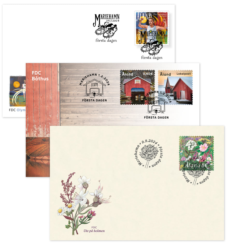 FDCs – Åland Stamps