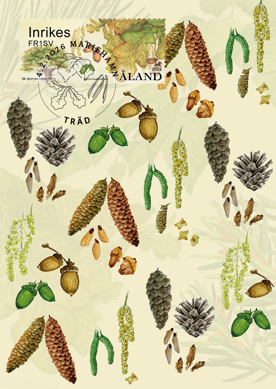 No. 153, Trees – Åland Stamps