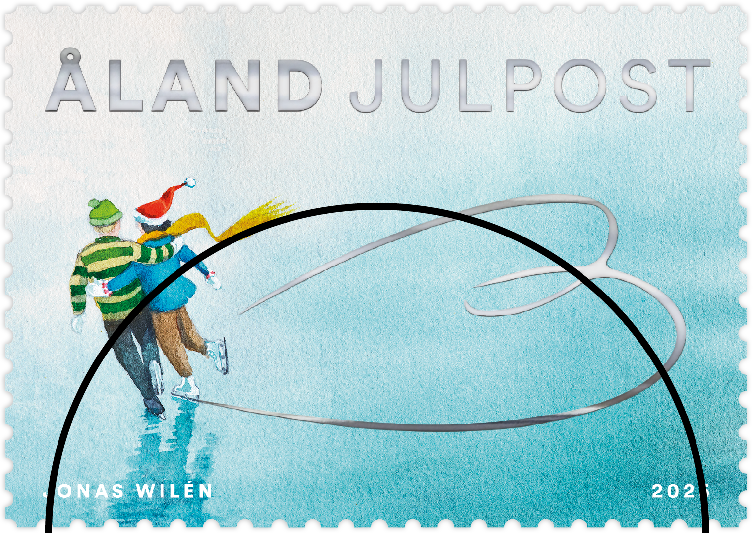 Julen 2025, motiv I – stämplat – Åland Stamps